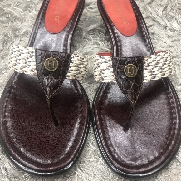 Eric Javits | Shoes | Eric Javits Logo Thong Sandal | Poshmark